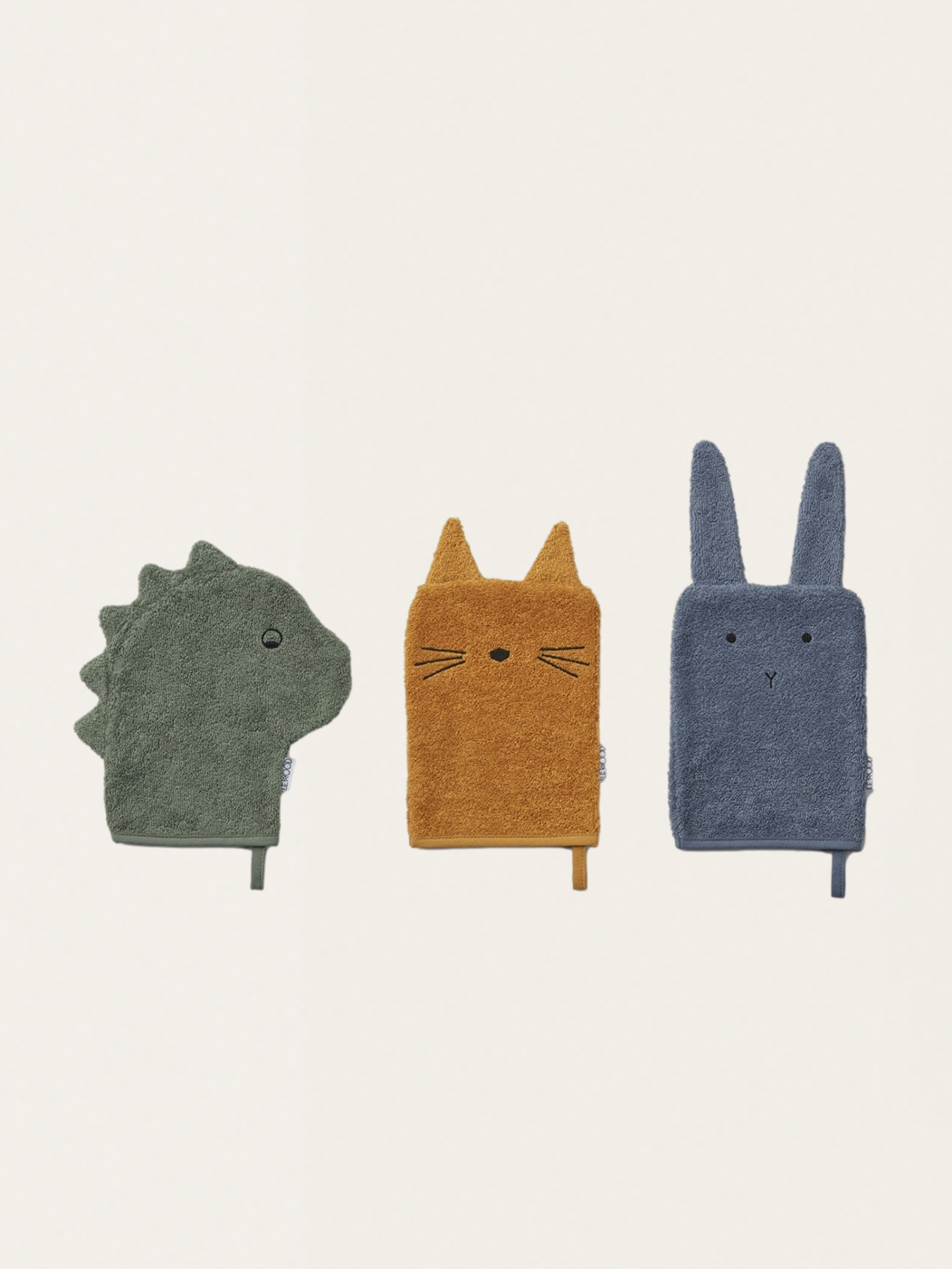 Set of three soft Dino bath sponges – Kokosek